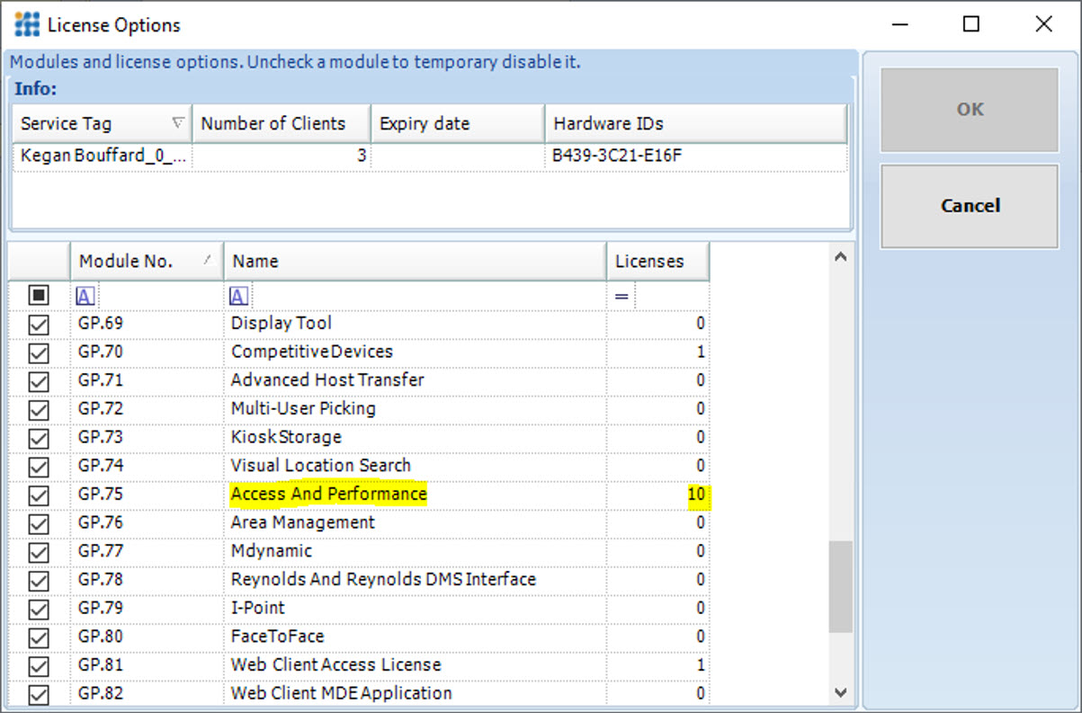 How do you block & unblock access points in the Kardex Power Pick System?