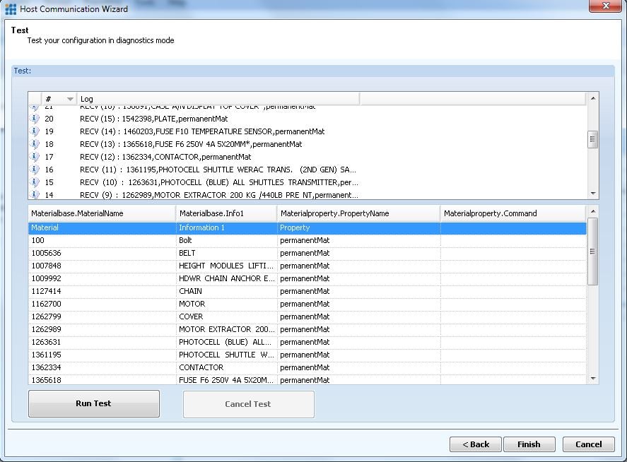 How do you run a material import in the Kardex Power Pick System?